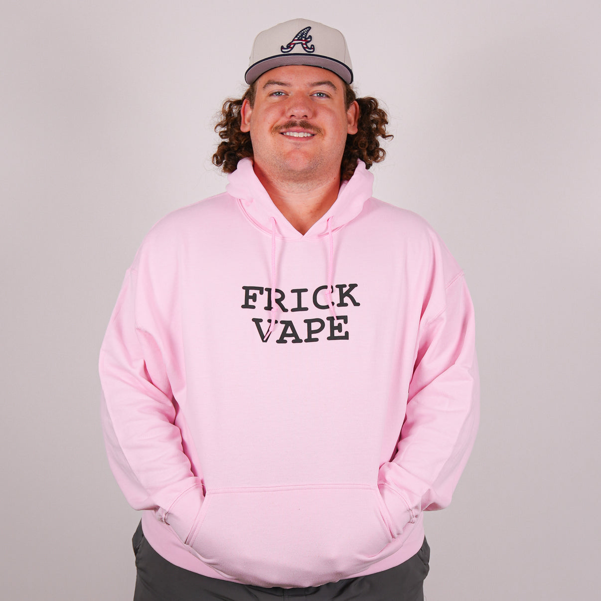 Frick Vape Light Pink Hoodie – BAYLEN LEVINE